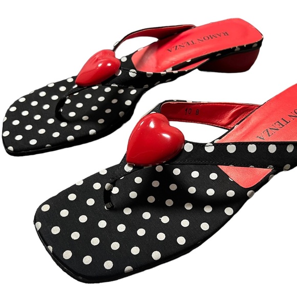 Ramon Tenza | Shoes | Ramon Tenza Heart Thong Sandals Vintage | Poshmark